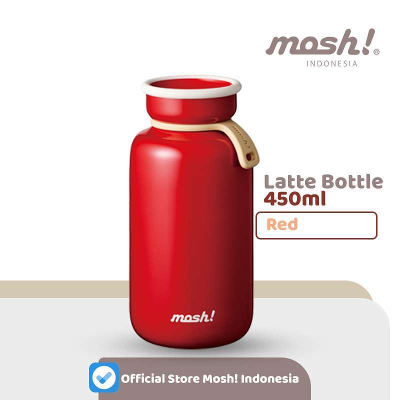 Mosh Latte Bottle 450ML - Red - Mosh! Indonesia