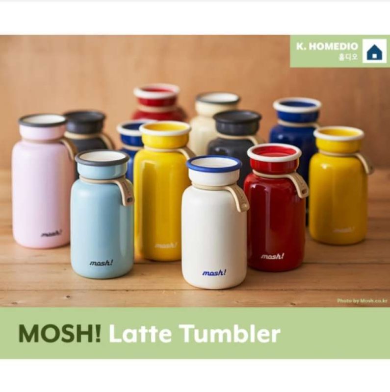 Mosh Bottle Latte Tumbler Botol Minum Termos Stainless 450ML - IVORY ...